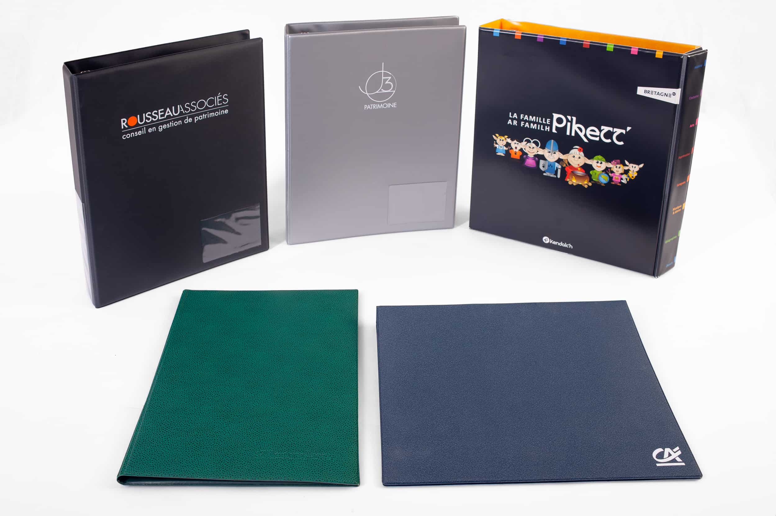Custom-made folders and ring binders made of PVC - Design Duval