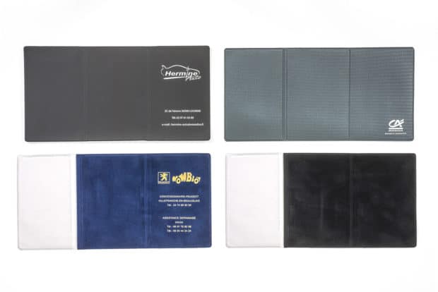 Custom-made vehicle registration sleeves and wallets | Design Duval